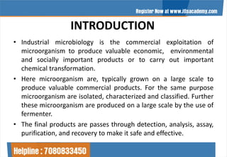 LECTURE 1 INTRODUCTION TO INDUSTRIAL MICROBIOLOGY.pptx