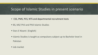 Lecture 1 (Introduction to Islamic studies) (2).pptx