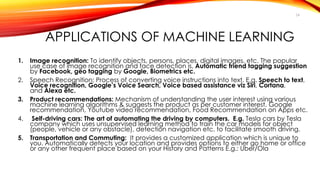 Lecture1 introduction to machine learning | PDF | Artificial ...