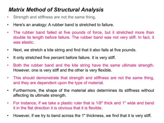 Lecture 1 Introduction to Matrix Structural Analysis.ppt | Civil ...