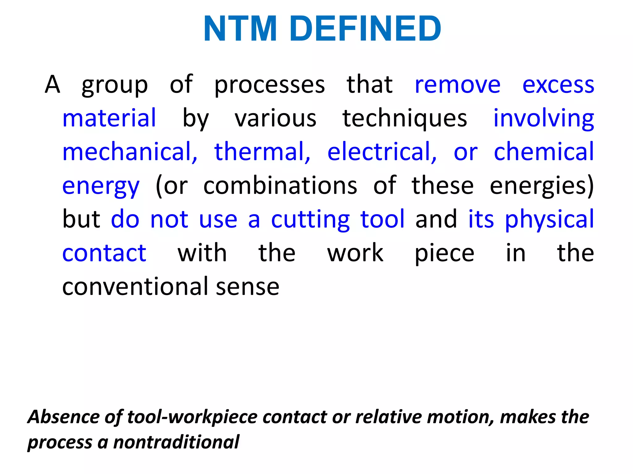 Lecture 1 introduction to ntm process | PDF