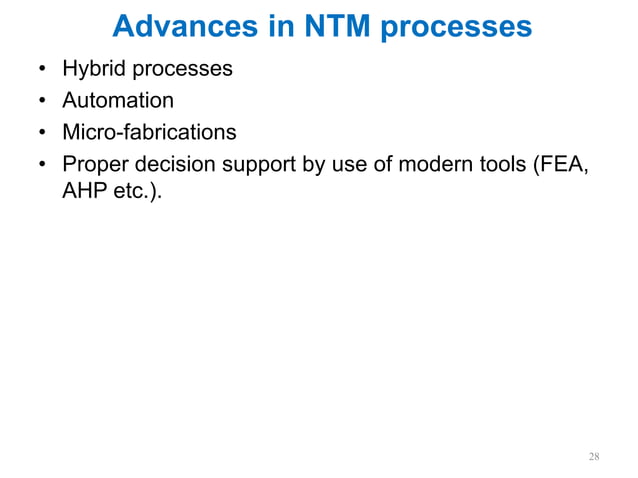 Lecture 1 introduction to ntm process | PDF | Physics | Science