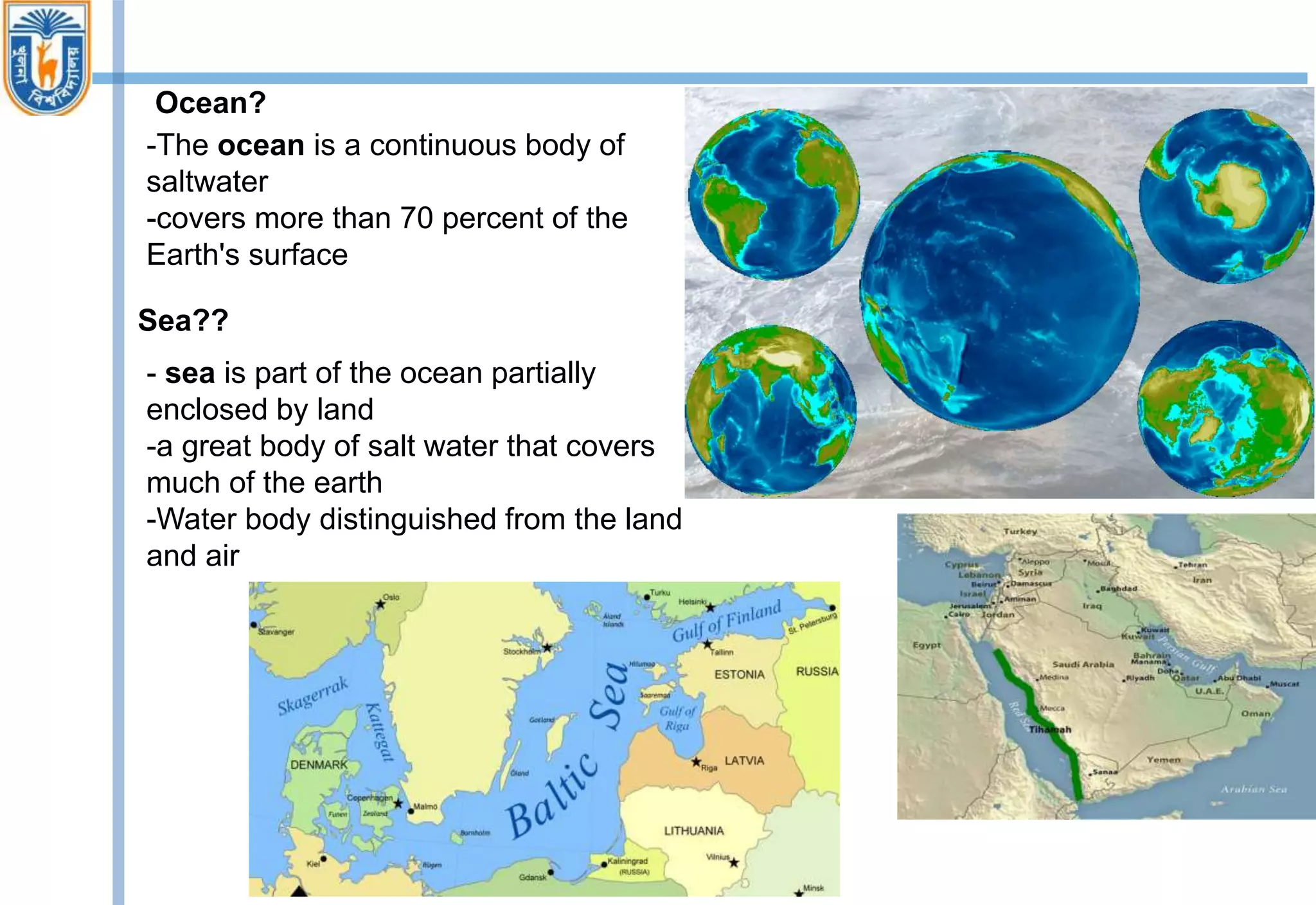 introduction to oceanography and History of ocean science | PPTX