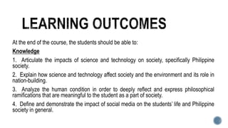 Lecture 1_Introduction to Science, Technology, and Society.pptx