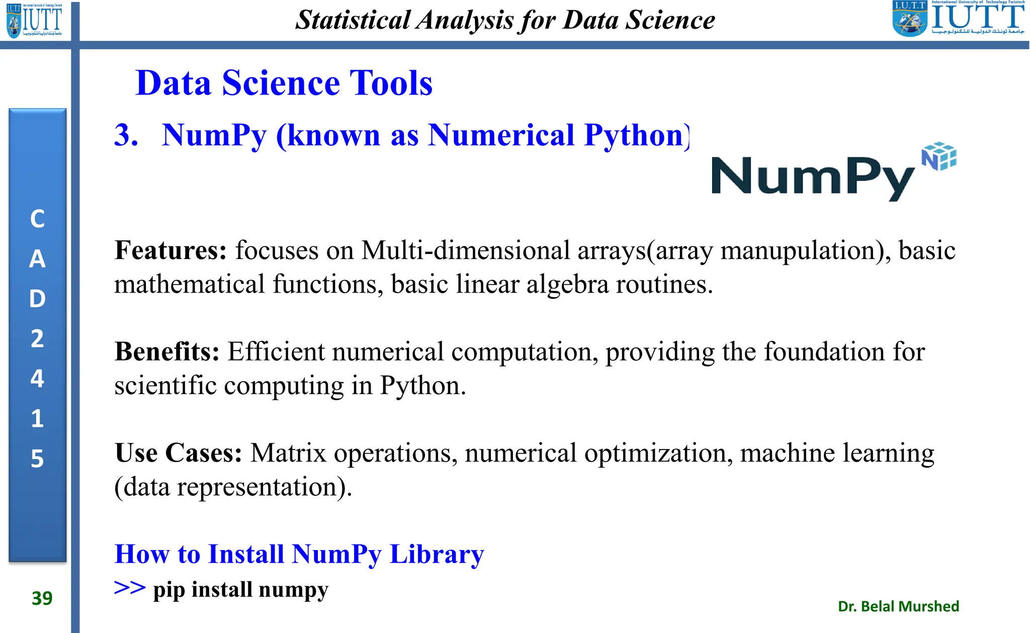 Lecture 1 Introduction To Statistics And Data Science Last Pdf