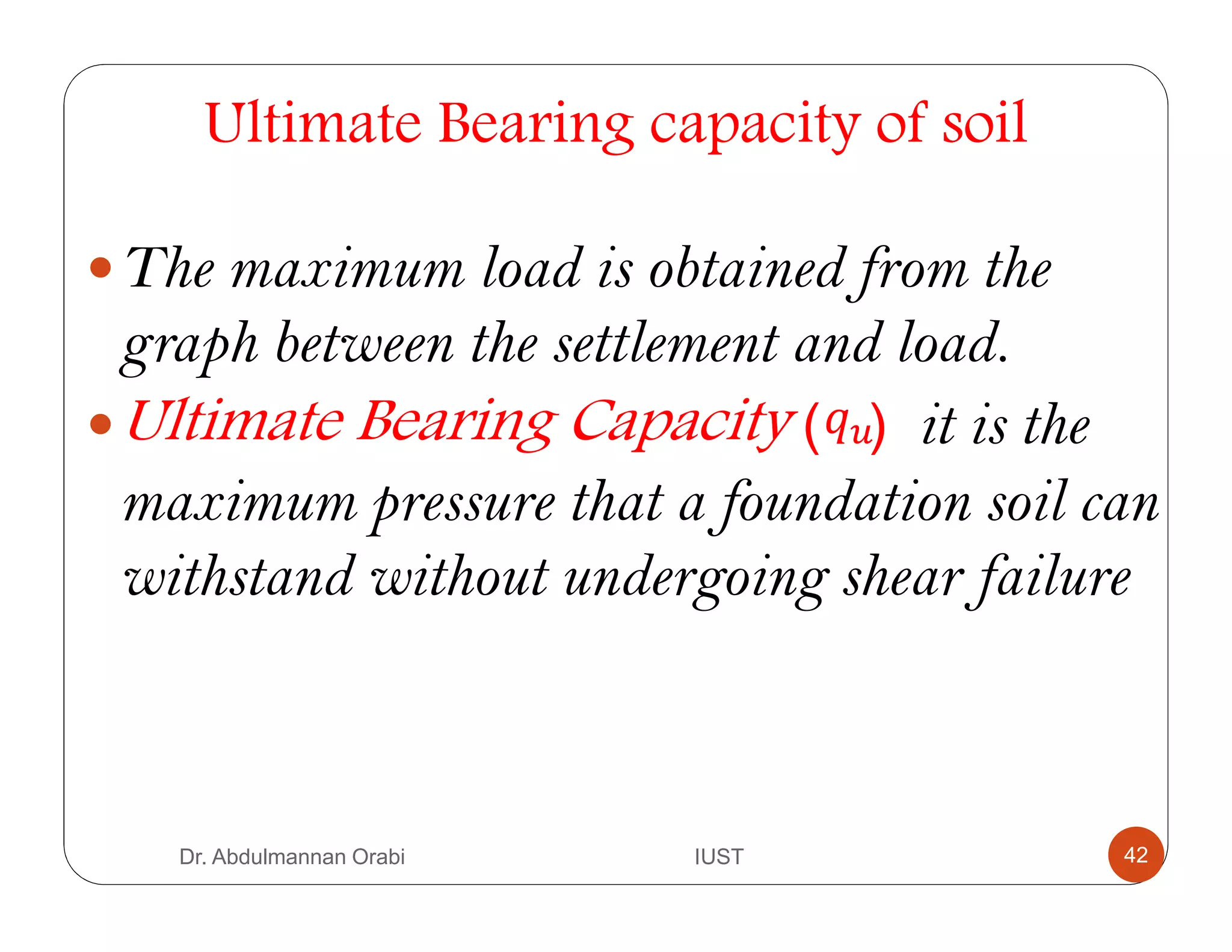 Lecture 1 introduction & types of foundation | PDF