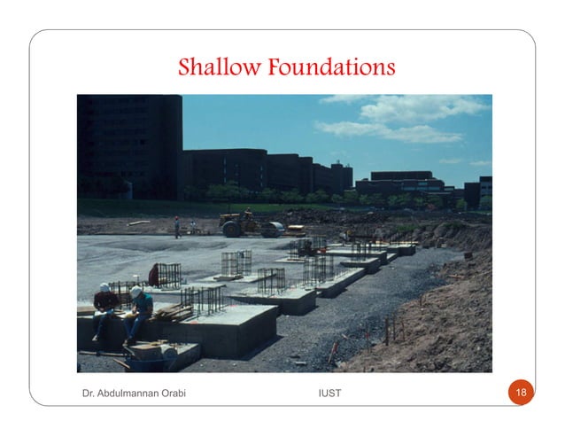 Lecture 1 introduction & types of foundation | PDF | Civil Engineering ...