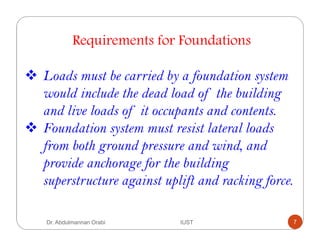 Lecture 1 introduction & types of foundation | PDF