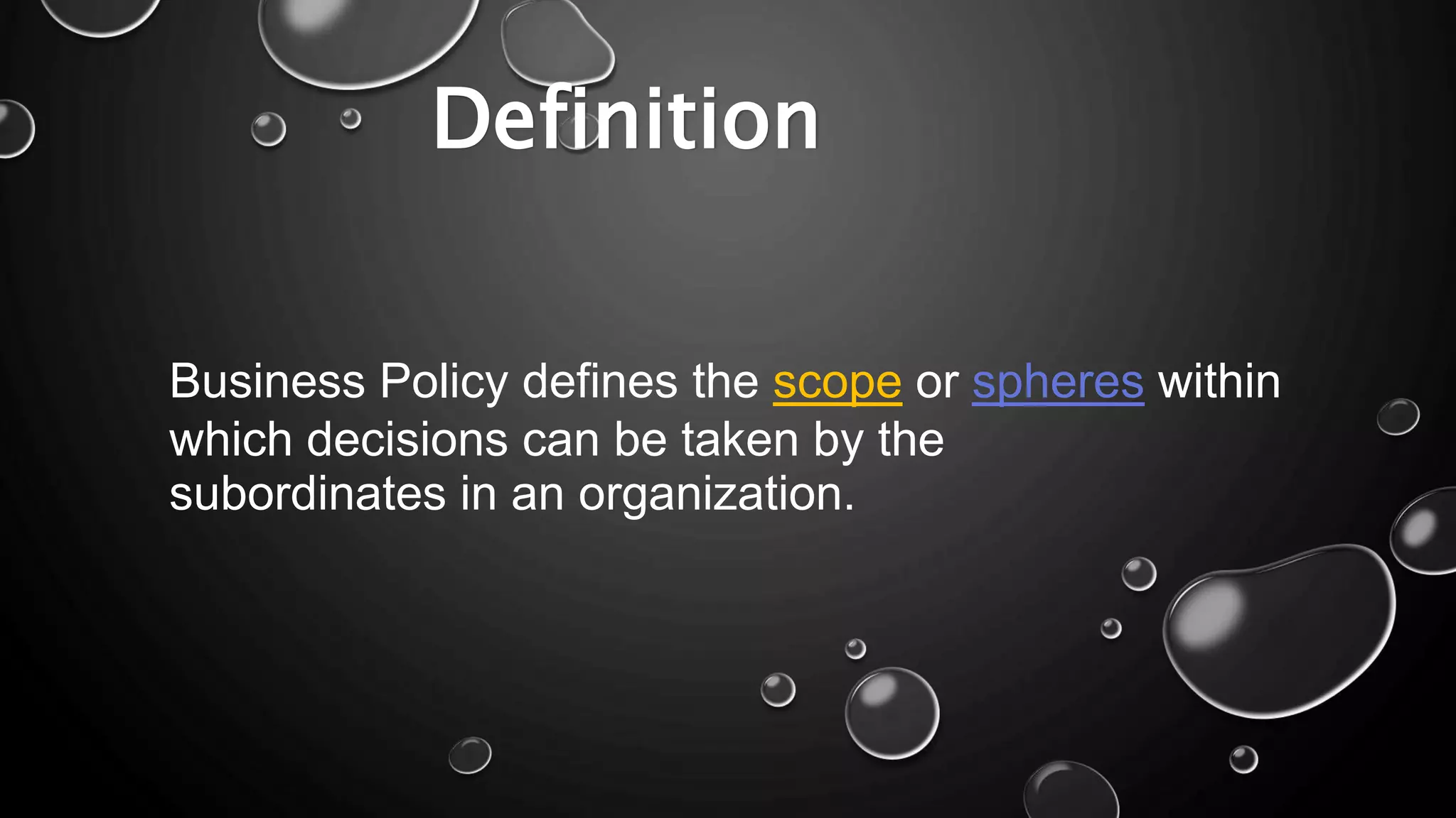 introduction of business policy|| | PPTX