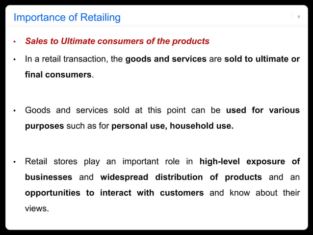 Lecture 1 Intro Retail.ppt | Retail Industry | Industries
