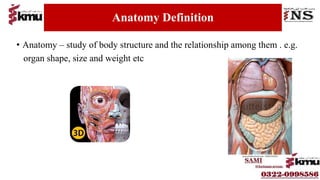 Lecture 1 Anatomy and physiolgy for bsn generic students semester 1 | PPT