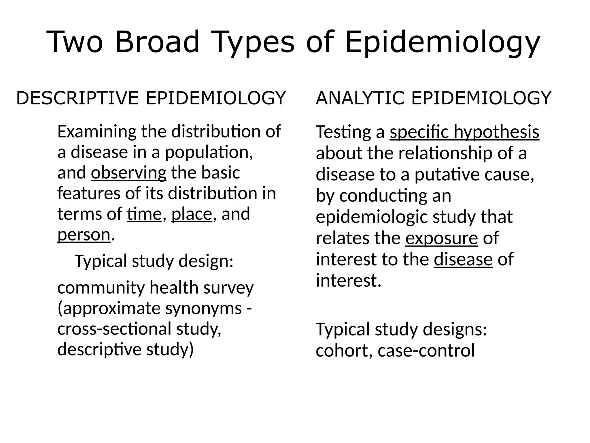 Lecture 1 Intro to Epidemiology nursing bsn chapter 1 | PPTX