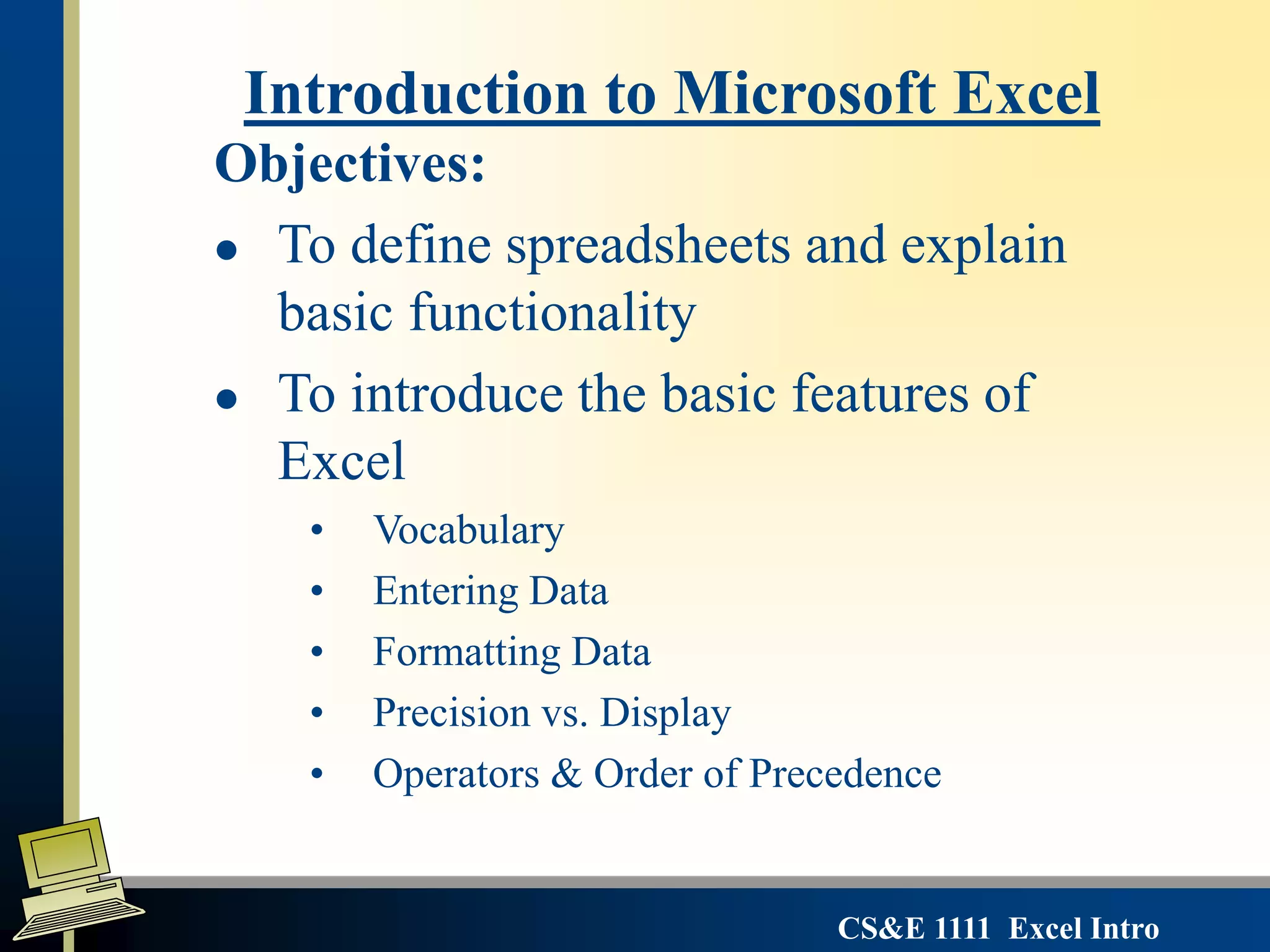 Lecture 1 Intro to Excel.pptx