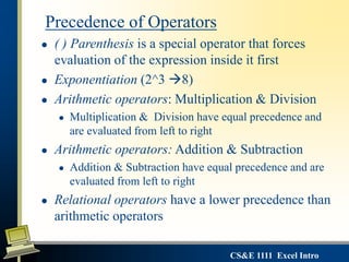 Lecture 1 Intro to Excel.pptx