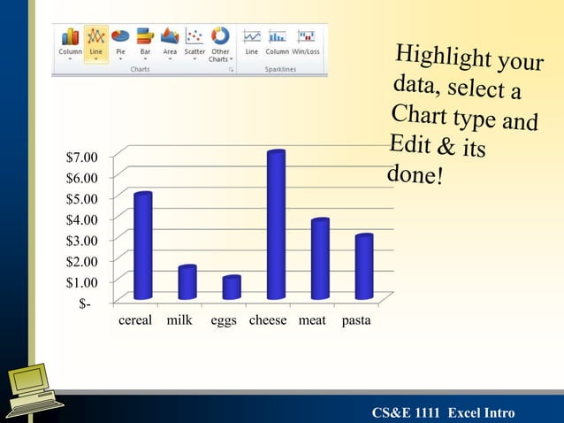 Lecture 1 Intro to Excel.pptx | Computing | Technology & Computing