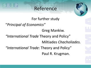 Lecture 1 - Intro to international trade | PDF