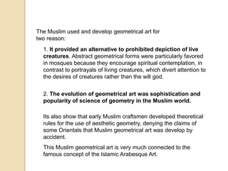 Lecture 1 islamic art | PPTX