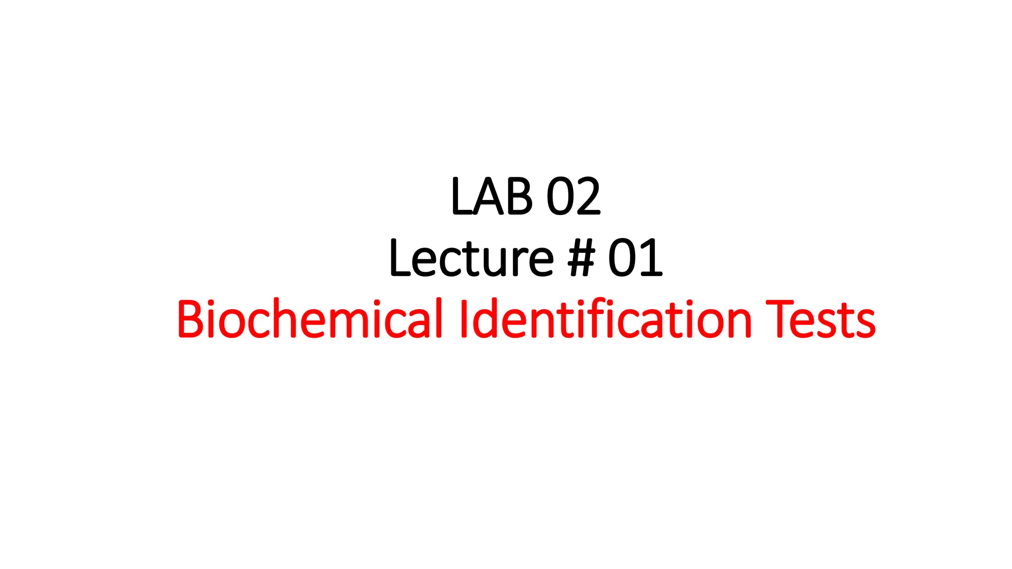 Basic microbiology laboratory tests.pptx | Free Download