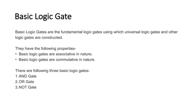 Lecture 1 LAB(DLD) logic gate, digital logic design primar lvl ...