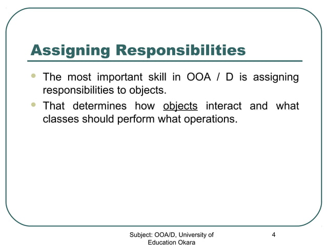 Introduction to Object Oriented Design | PPT | Programming Languages ...