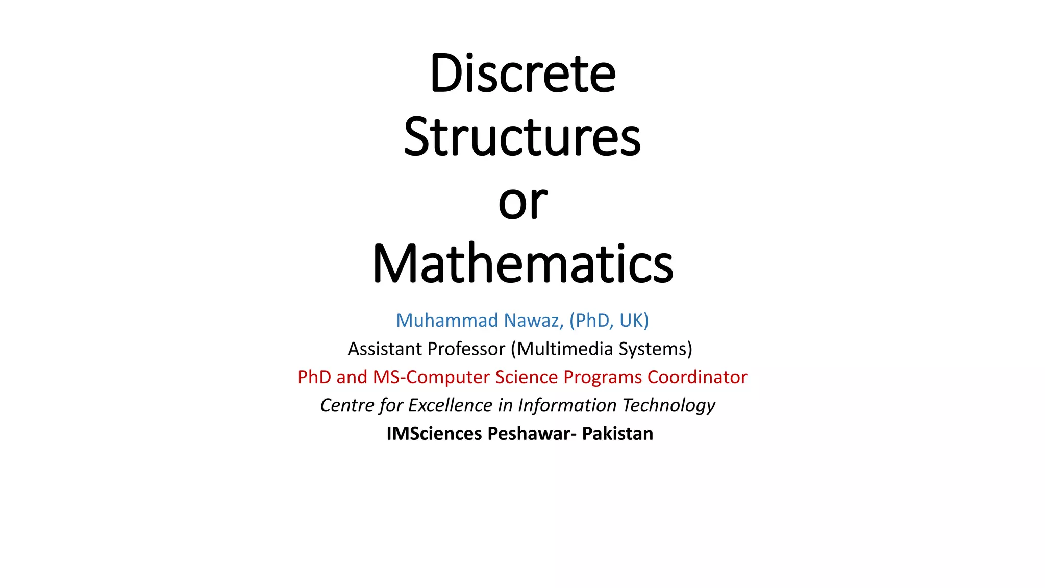 Logic, contrapositive, converse, Discrete Mathematics, conjunction ...