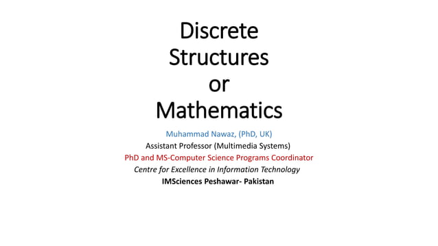 Logic, contrapositive, converse, Discrete Mathematics, conjunction ...