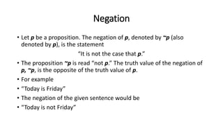 Logic, contrapositive, converse, Discrete Mathematics, conjunction ...