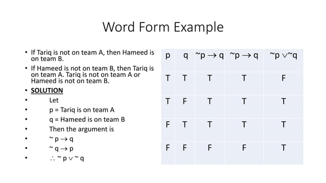 Logic, contrapositive, converse, Discrete Mathematics, conjunction ...