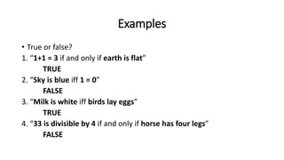 Math Conjunction Examples