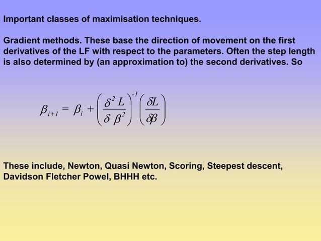 Lecture 1 maximum likelihood | PPT