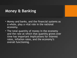 Money & Banking | PPT