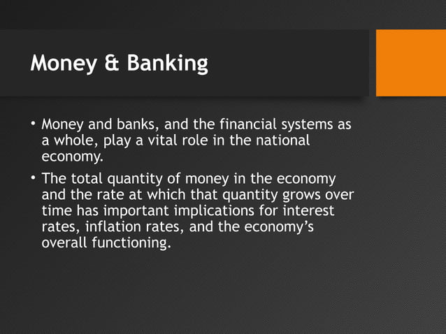 Money & Banking | PPT
