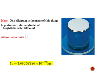 Lecture 1 - System of Measurements, SI Units | PPT