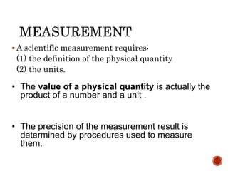 Lecture 1 - System of Measurements, SI Units | PPT