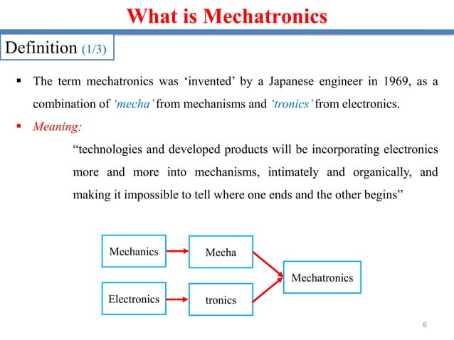 Lecture1mechatronics Systemsintroductionpdf