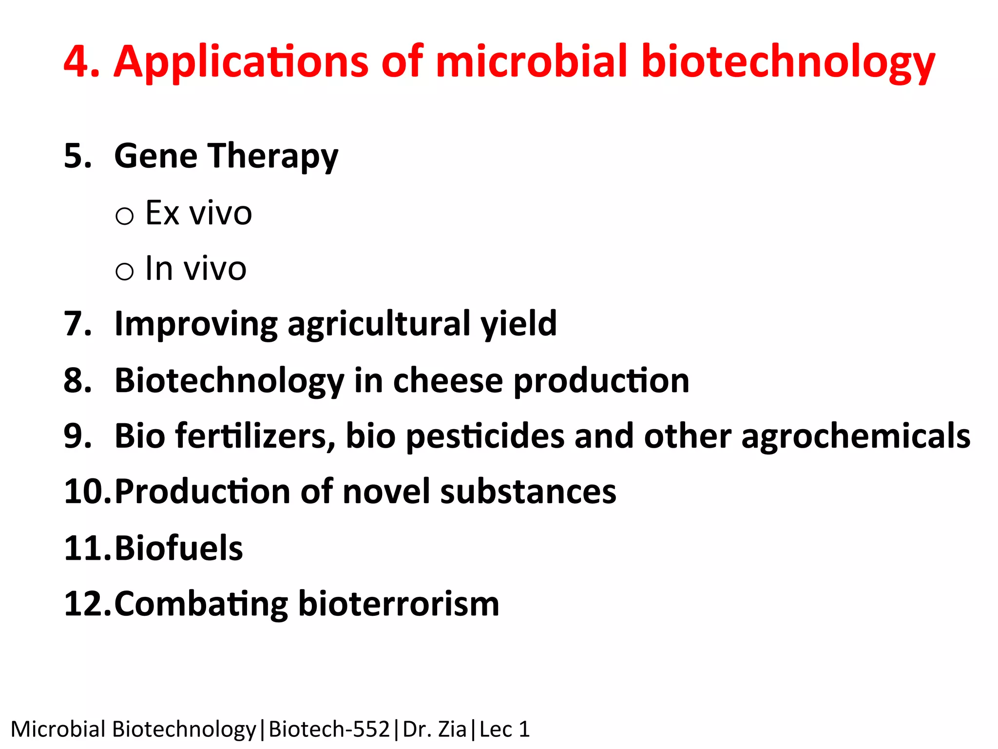 Lecture 1 microbial_sem_6_20170213 | PDF
