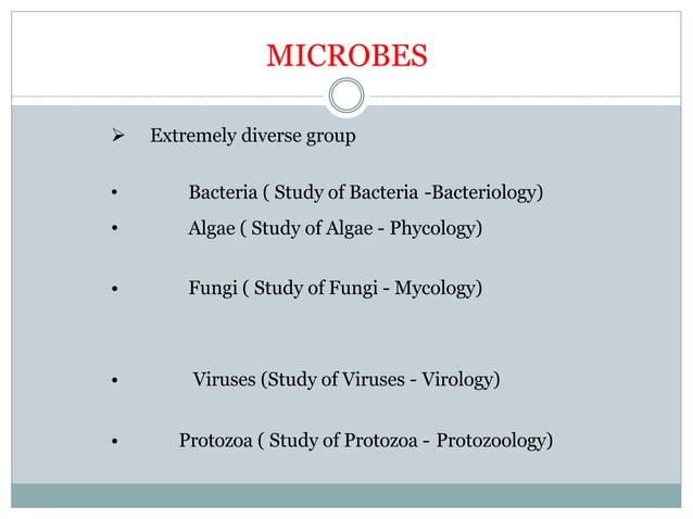 lecture 1 microbiology.pptx | Biological Sciences | Science