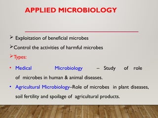 Lecture 1: Introduction to microbiology pptx | PPTX