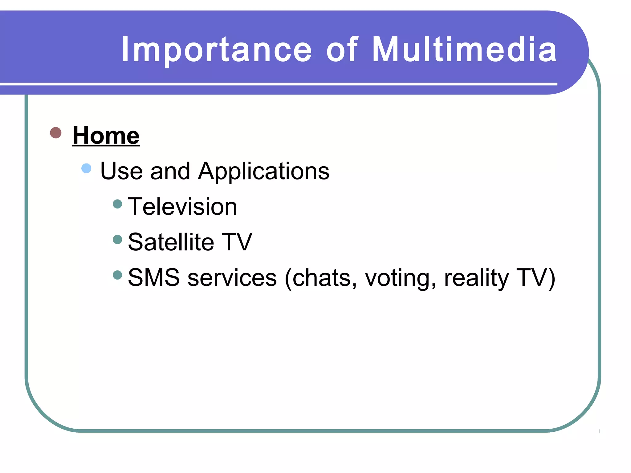 Introduction to Multimedia Technologies | PPT