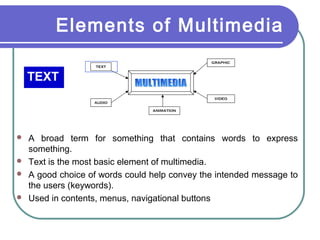 Introduction to Multimedia Technologies | PPT