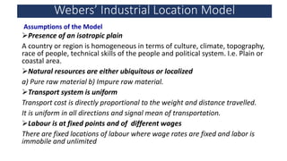 Lecture 1 models of location students | PPTX
