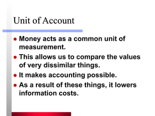 Money and Banking introduction slides ppt | PPT