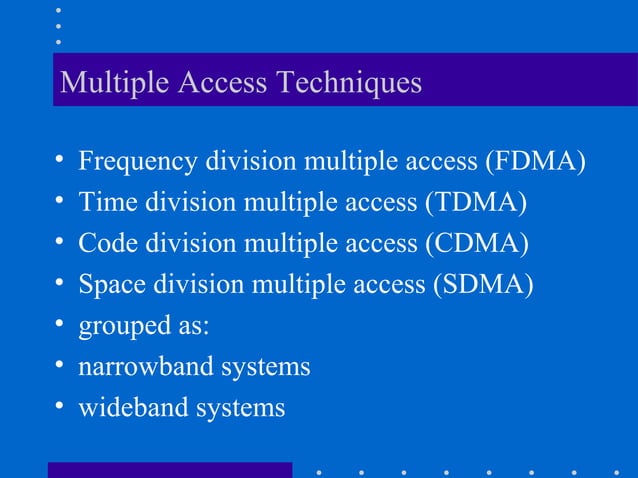 Multiplexing and Multiple access | PPT | Computer Networking | Computing