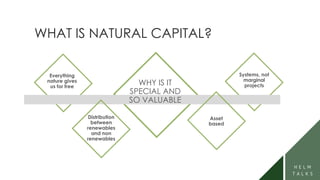 Lecture 1 The Concept of Natural Capital | PDF