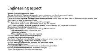 Comprehensive Introduction to Irrigation Engineering: Principles ...