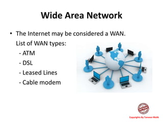 Lecture 1 networking types roles | PPT
