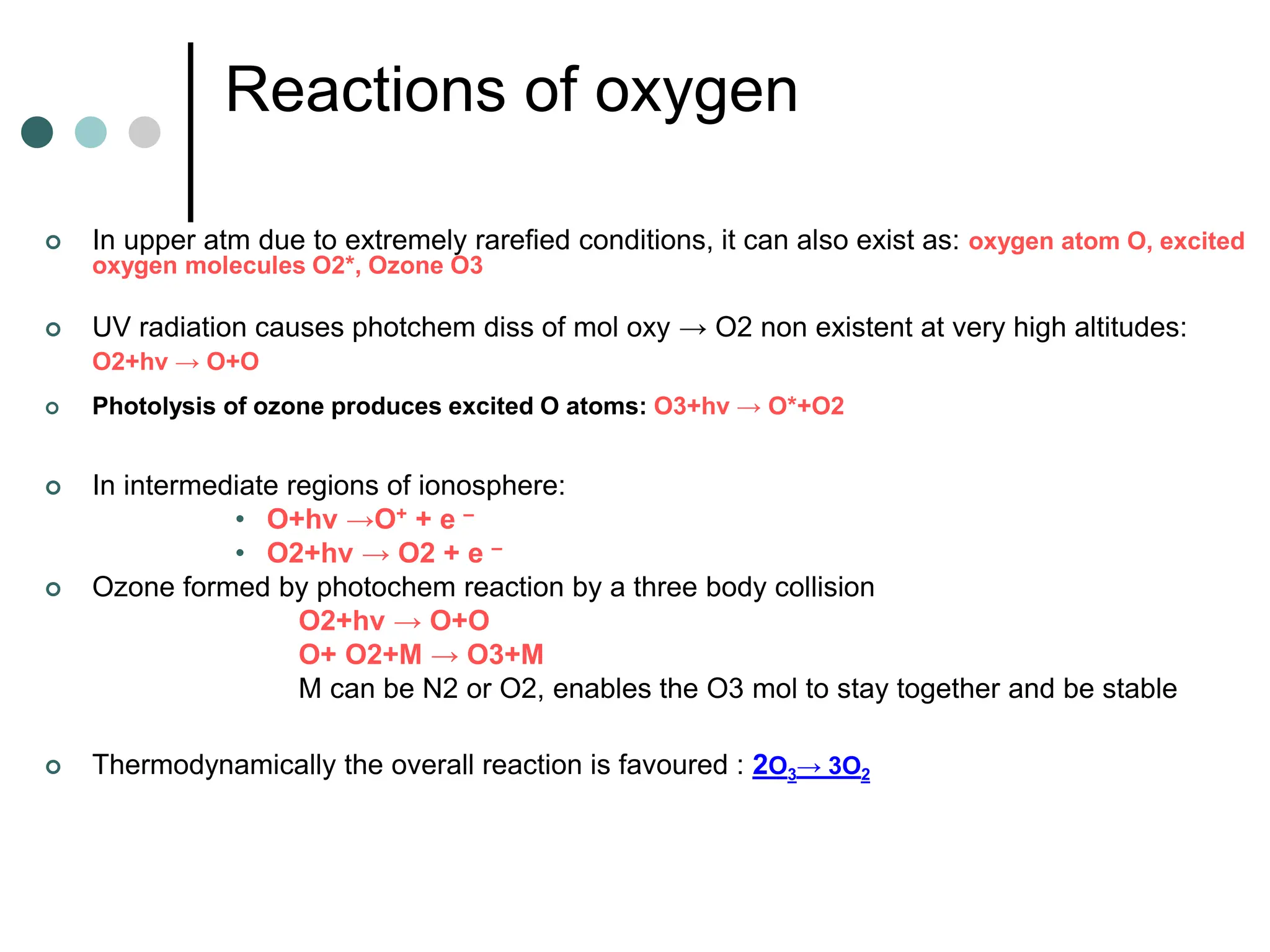Ions And Radicals In The atmosphere and ecosystem | PPT
