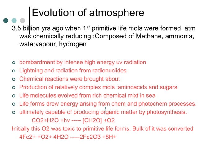 Ions And Radicals In The atmosphere and ecosystem | PPT
