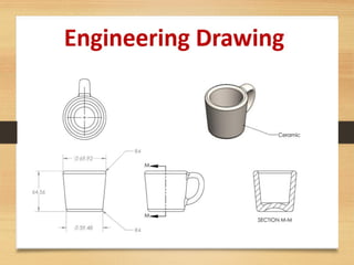 Mechanical Engineering Drawing And Orthogonal Projection | PPT