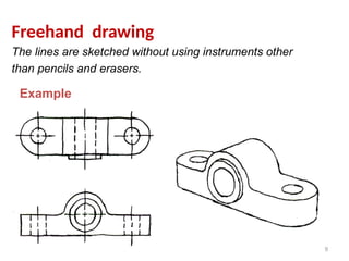 Mechanical Engineering Drawing And Orthogonal Projection | PPTX
